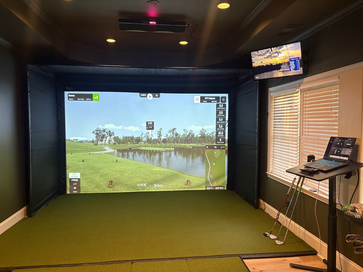 Golf Simulator Room - Design Ideas - Carl's Place
