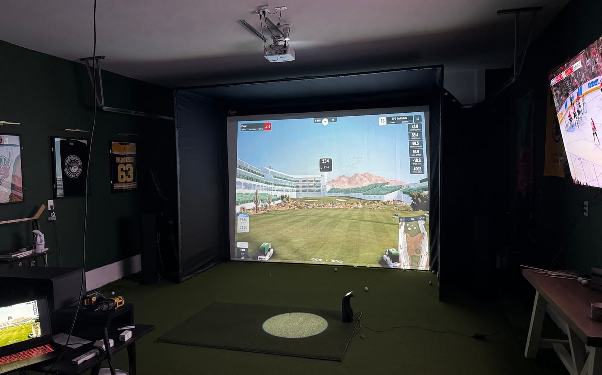 Golf Simulator Room - Design Ideas - Carl's Place