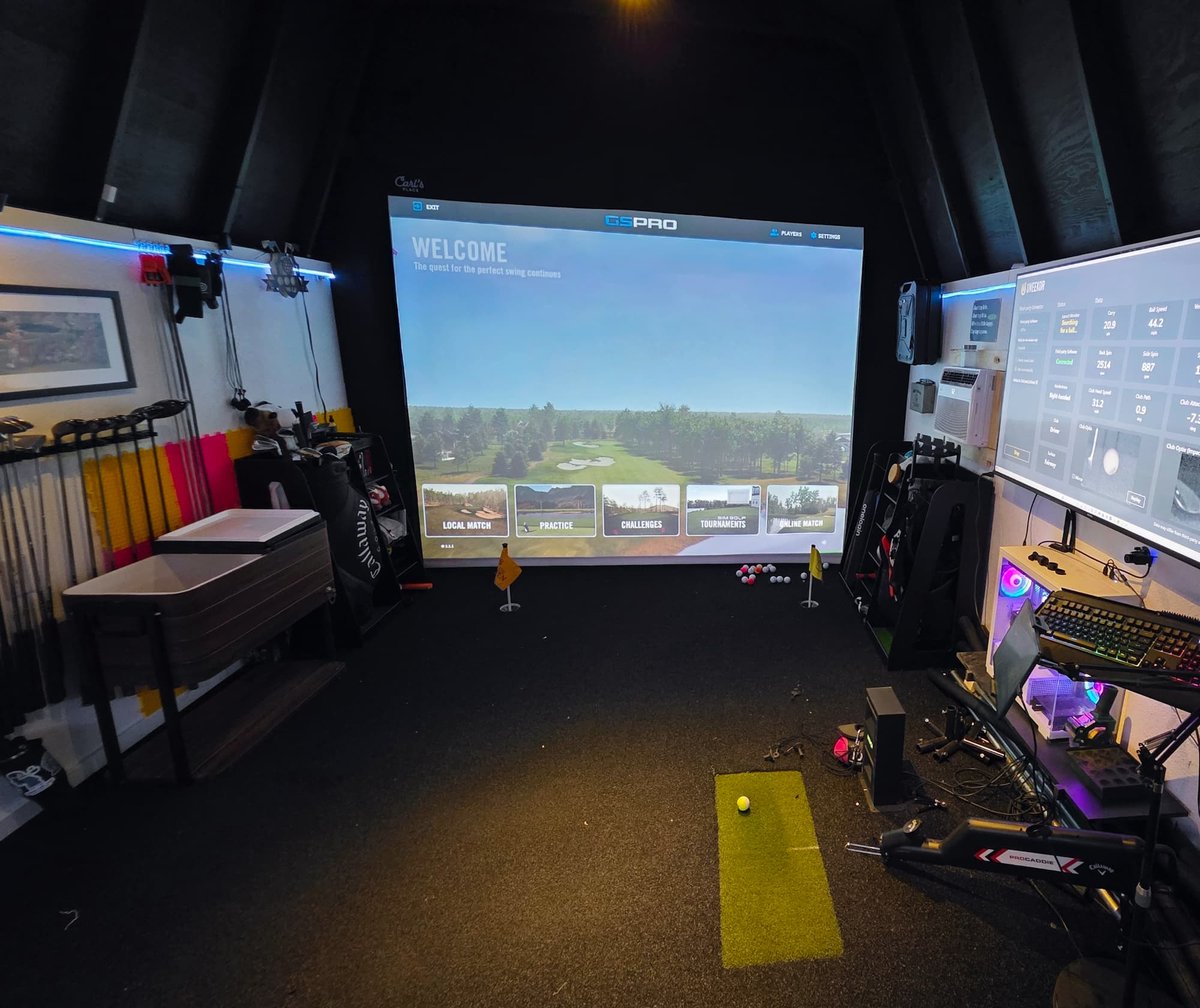 Golf Simulator Room - Design Ideas - Carl's Place