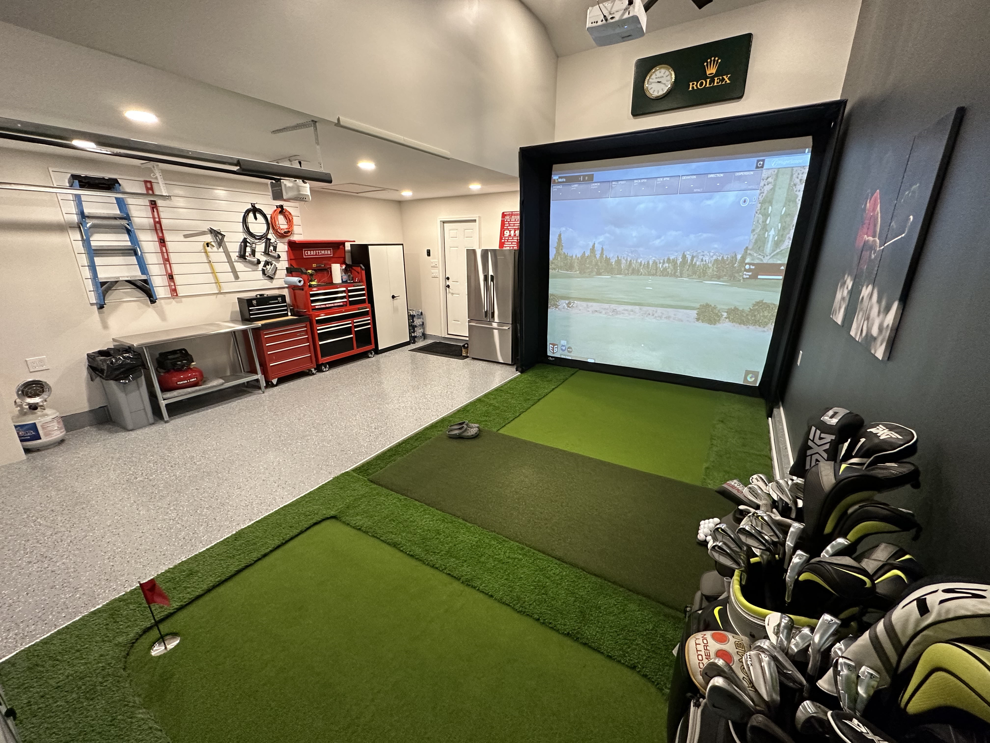 Golf Simulator Room - Design Ideas - Carl's Place